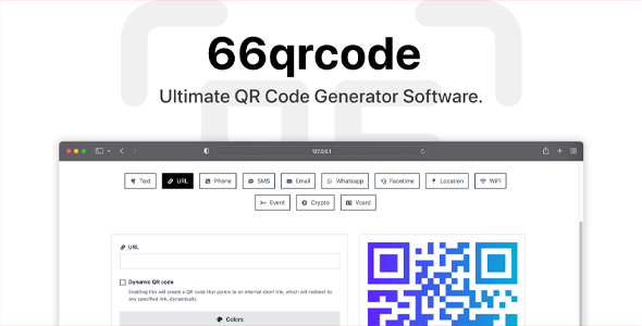 66qrcode - Ultimate QR Code Generator (SAAS) – Gplcode.Net