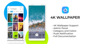 4K Wallpaper App With Live Wallpaper And Admin Panel – Gplcode.Net