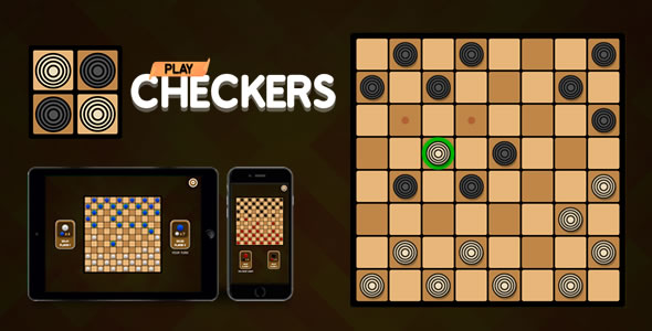 Play Checkers - HTML5 Game – Gplcode.Net