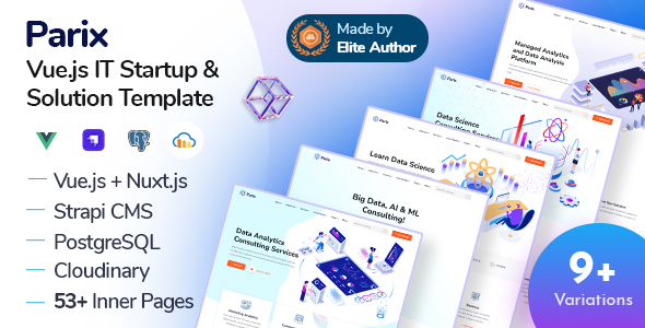 Parix - Vuejs Multipurpose IT Startup Template – Gplcode.Net Parix - Vuejs Multipurpose IT Startup Template – Gplcode.Net