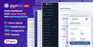 DashLite - Admin Dashboard UI Kit Figma Template – Gplcode.Net