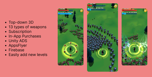 Survivor 3d Unity Android Unity Ads Firebase Appsflyer In App Purchase Gplcodenet