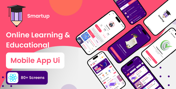 Smartup LMS Mobile App React Native Template – Gplcode.Net