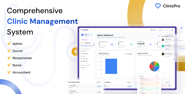 ClinicPro - Clinic Management System With AI Dental X-ray Analysis – Gplcode.Net