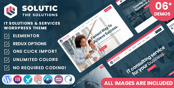 Solutic - IT Solutions And Services WordPress Theme – Gplcode.Net